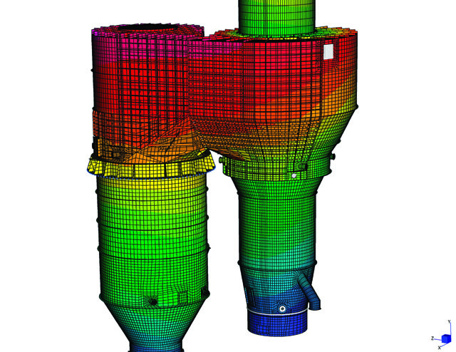 Virtual simulation of processing technology and calciners - Quarry