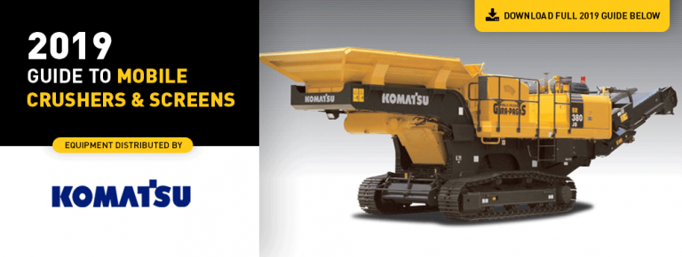 Komatsu's Mobile Crushers & Screen Guide - Quarry