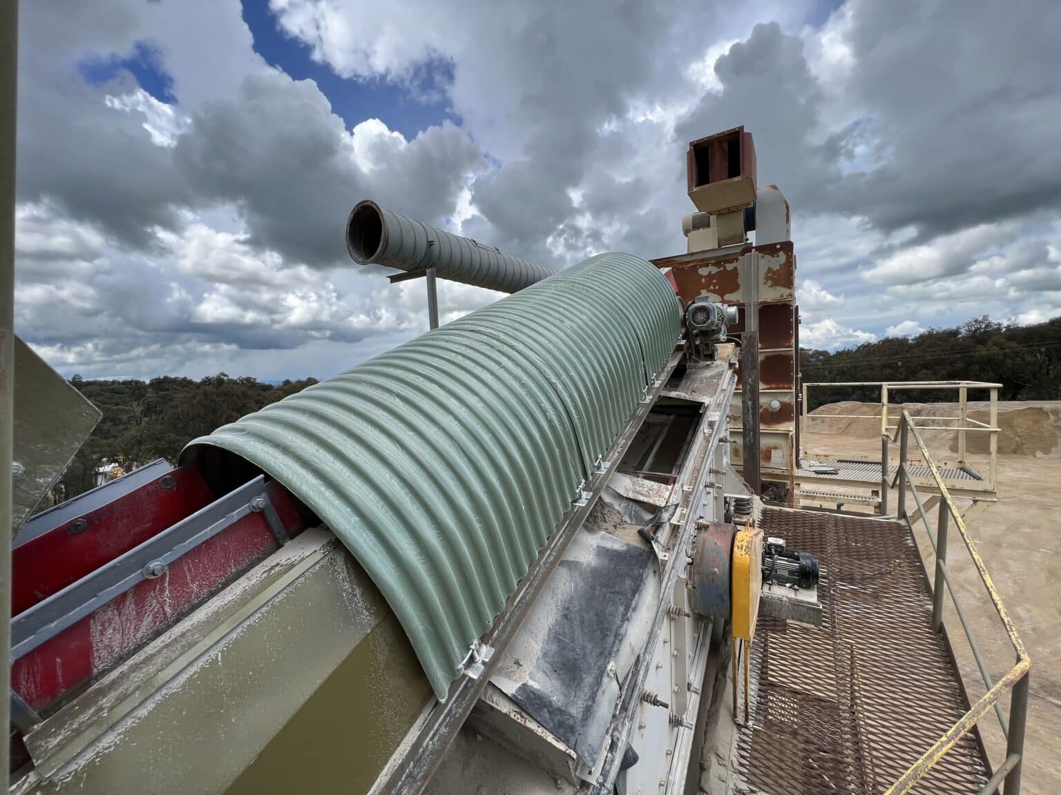K-AllShelter Capotex Conveyor Belt Covers delivers - Quarry