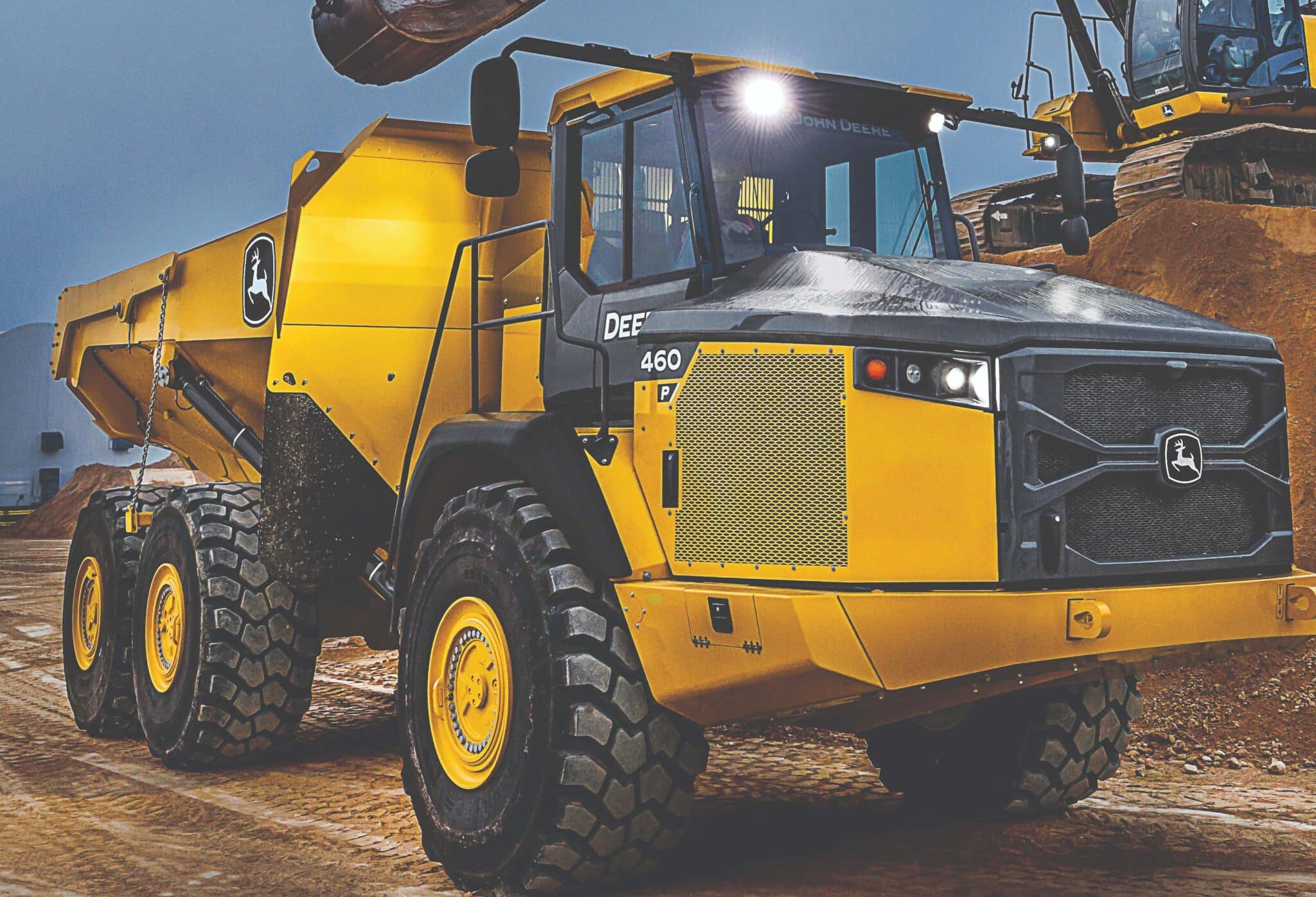 Power and Performance in 460 P-Tier Dump Truck for John Deere - Quarry