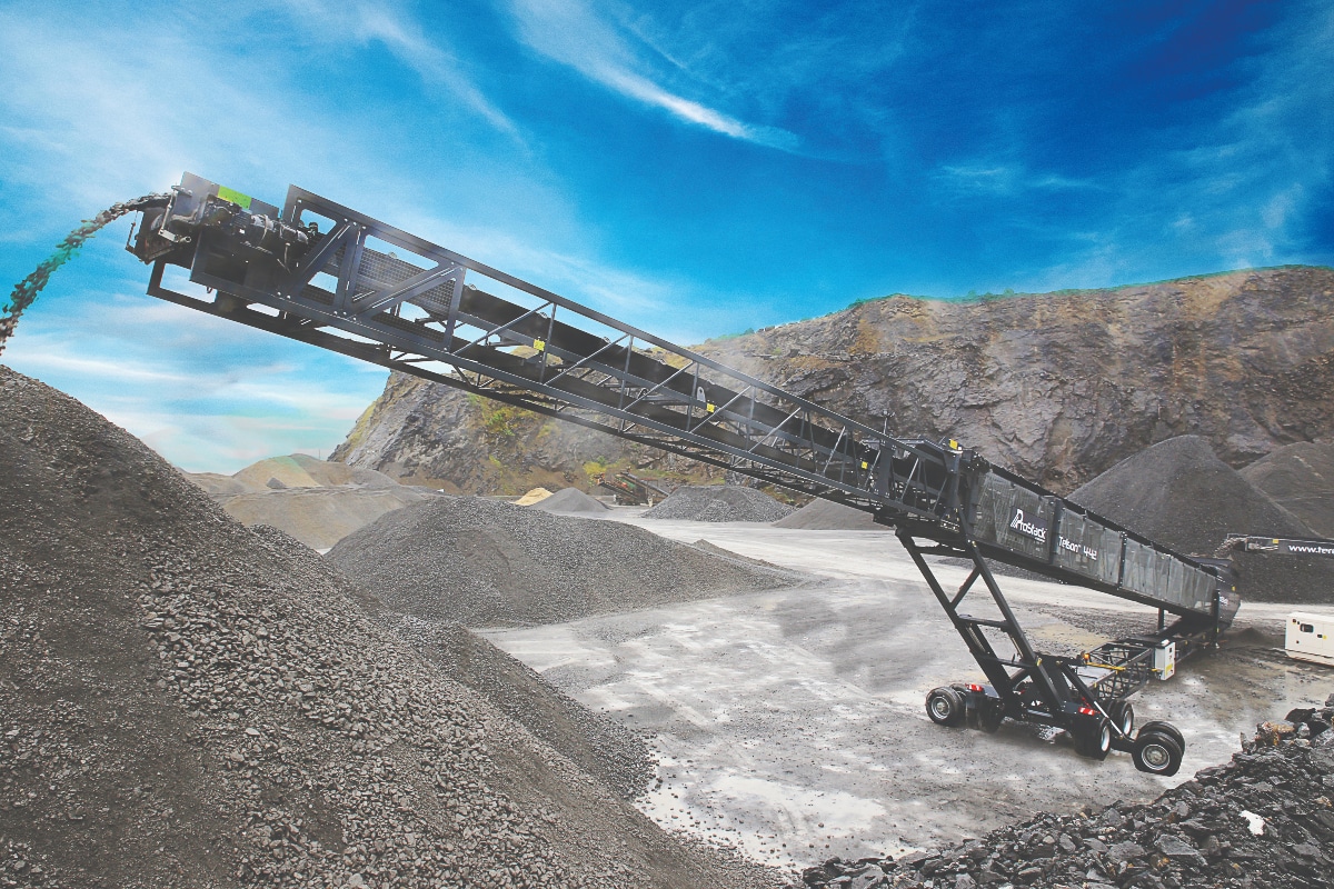 Product Focus: The ProStack Telson Telescopic Conveyor - Quarry