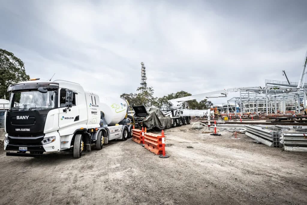 Holcim Australia, Putzmeister Oceania trial electric concrete truck ...