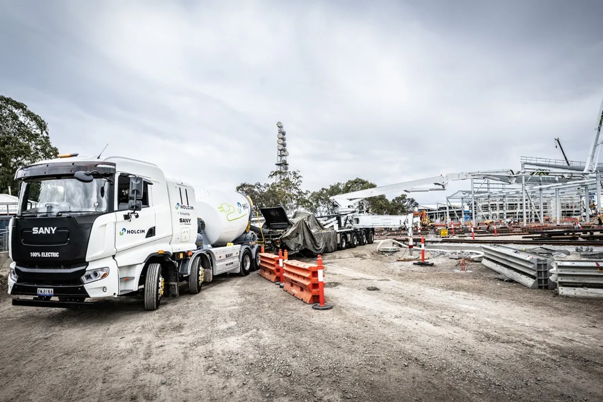Holcim Australia, Putzmeister Oceania trial electric concrete truck ...