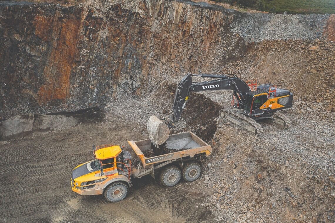 How Volvo proved its worth at Western Quarries' Dunneworthy site - Quarry