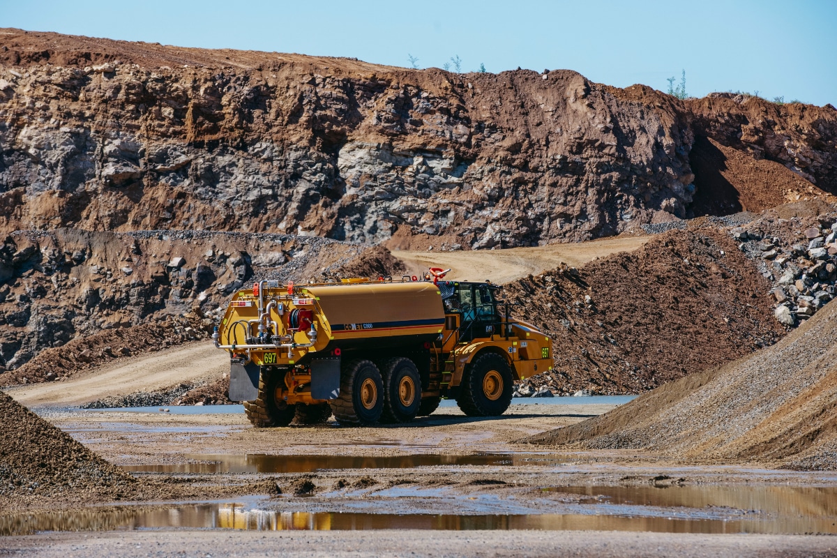 Conquer the quarry with tough water tanks from Comet Equipment - Quarry